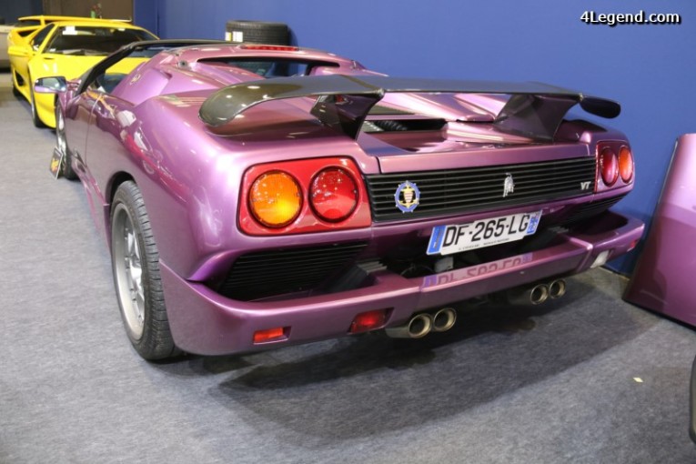 Rétromobile 2016 – Lamborghini Diablo Roadster VT 5.7 de 1999 – Purple ...