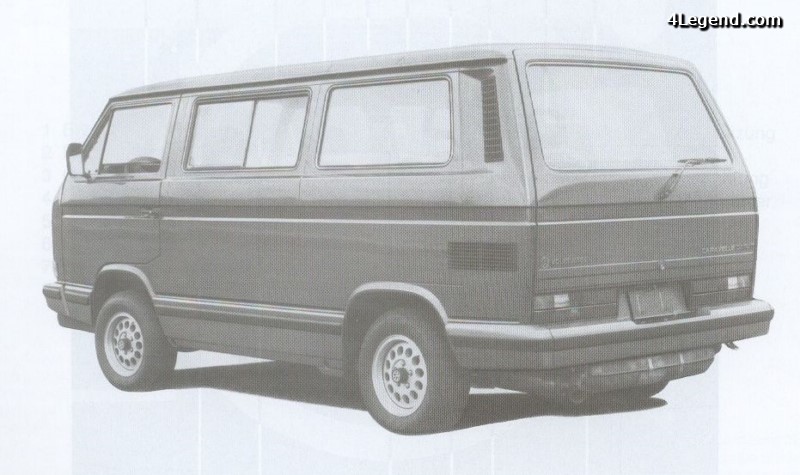 Porsche B 32 – Un minibus VW T3 fabriqué par Porsche à 15 exemplaires ...