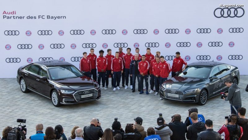 Le FC Bayern München reçoit de nouveaux modèles Audi – 4Legend.com ...