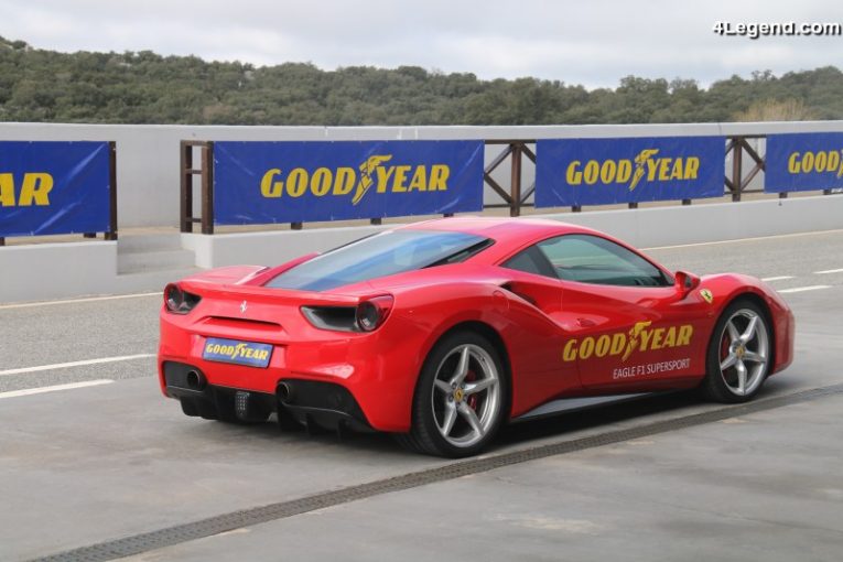 Essai du pneu Goodyear Eagle F1 SuperSport sur Ferrari 488 GTB ...