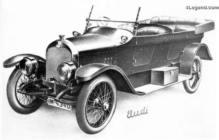 Audi Torpedo Type E 21/78 de 1923 – 4Legend.com – AudiPassion.com