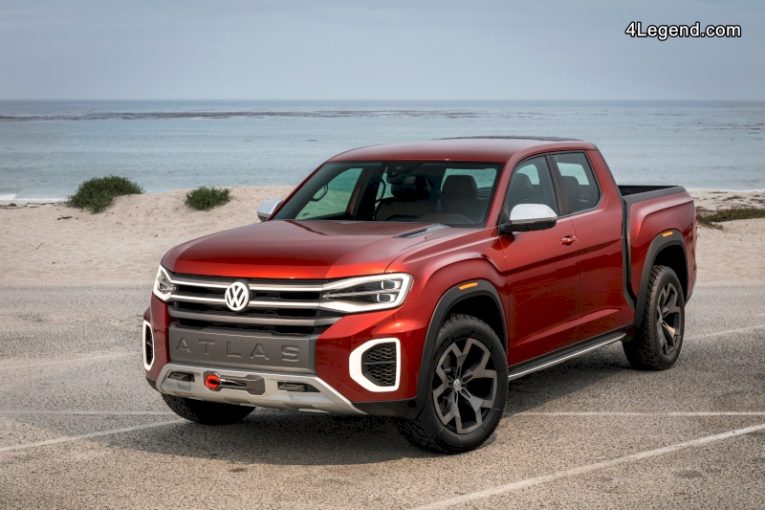 VW Atlas Tanoak de 2018 – Un concept de gros pick-up américain ...