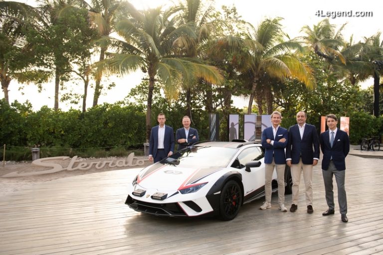 Débuts de l’Huracán Sterrato au Lamborghini Beach Lounge à Miami ...