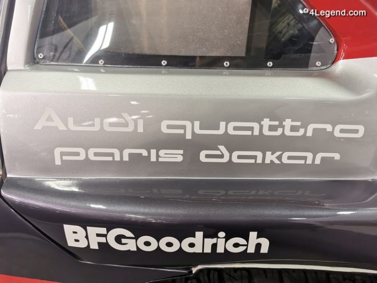 Audi quattro prototype du Paris-Dakar 1986 avec un moteur V8 Rover ...