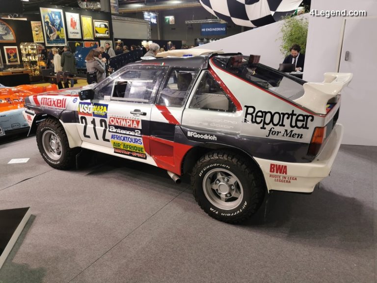 Audi quattro prototype du Paris-Dakar 1986 avec un moteur V8 Rover ...