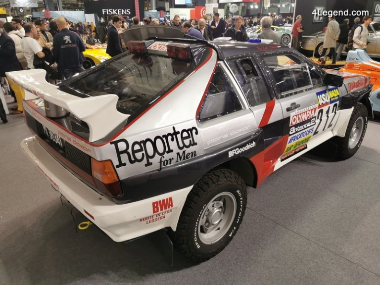 Audi quattro prototype du Paris-Dakar 1986 avec un moteur V8 Rover ...
