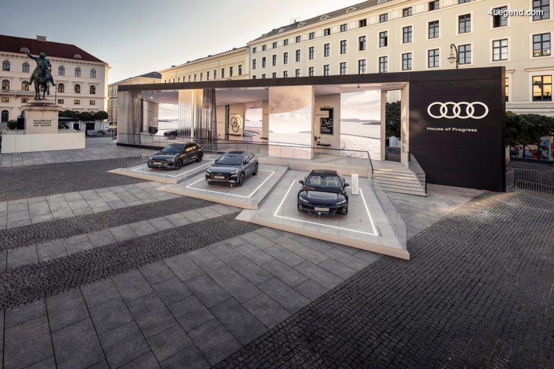 IAA 2023 – Stand Audi épuré et tourné vers l’électromobilité – 4Legend ...